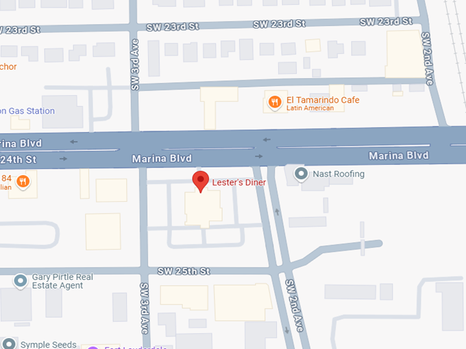 16. Lester's Diner map