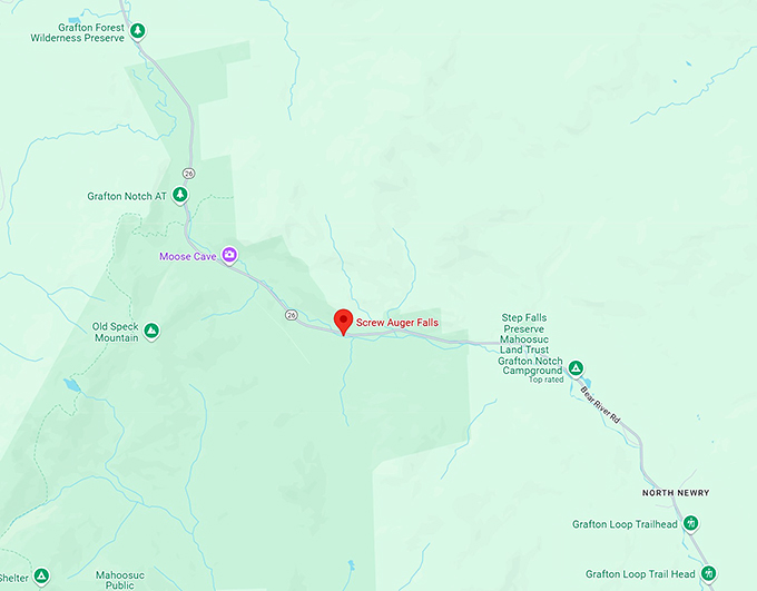 screw auger falls map