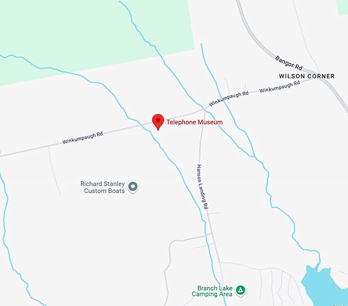 telephone museum map