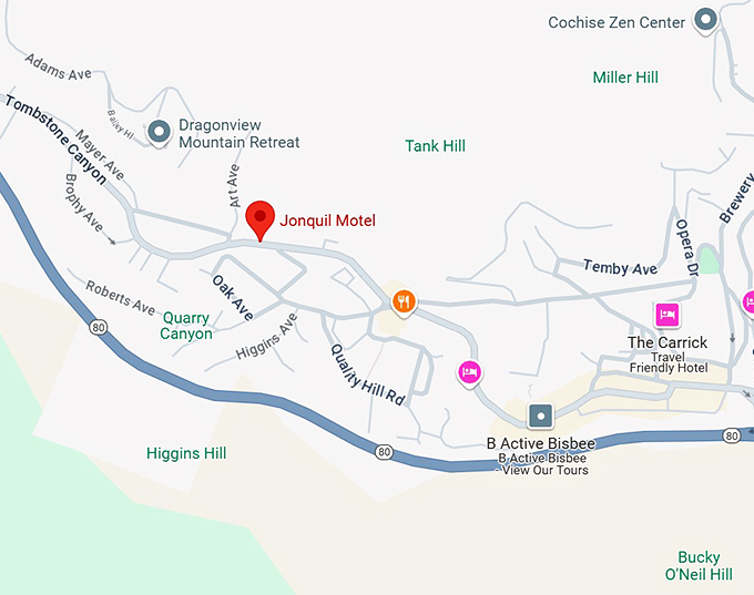 telepoem booth at jonquil motel