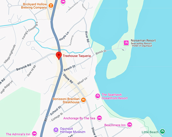 treehouse taqueria map