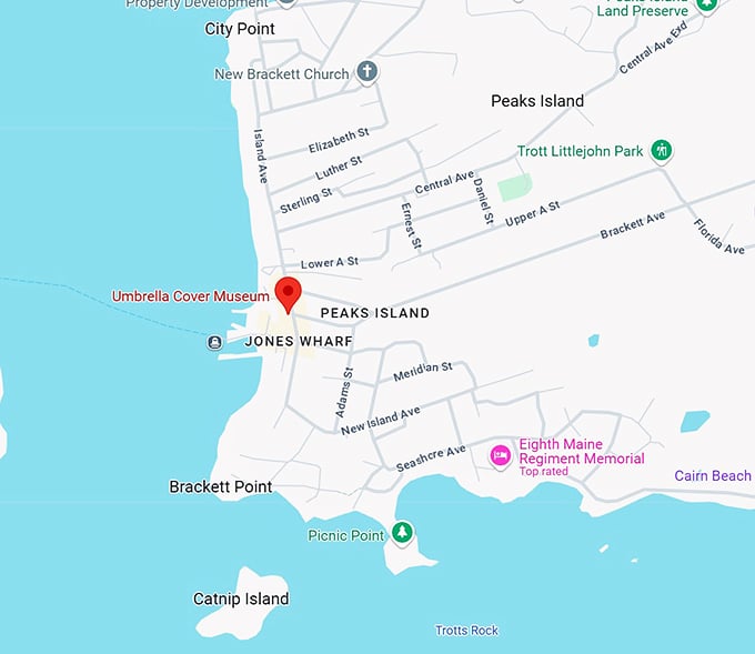 umbrella cover museum map