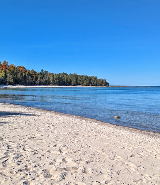 beach fishermans island michigan ftr
