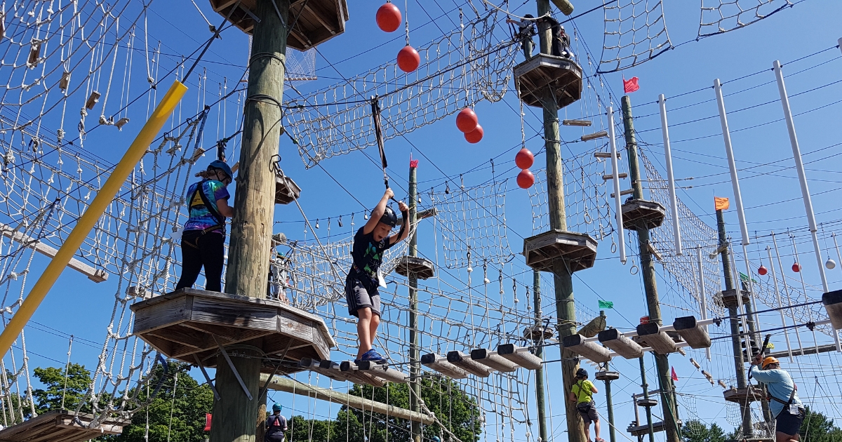 This Exhilarating Ropes Course In Maine Will Bring Out The Adventure ...