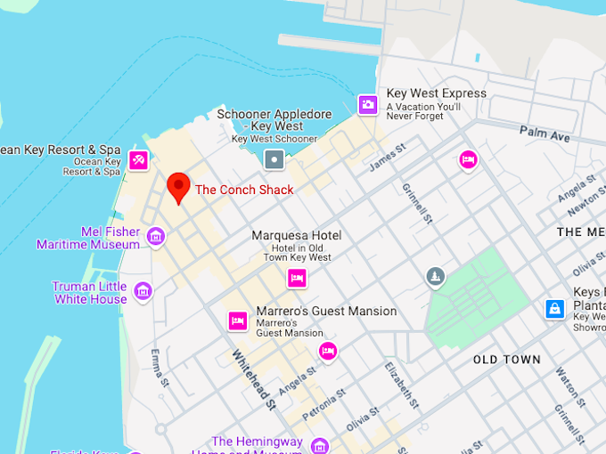 16. The Conch Shack map