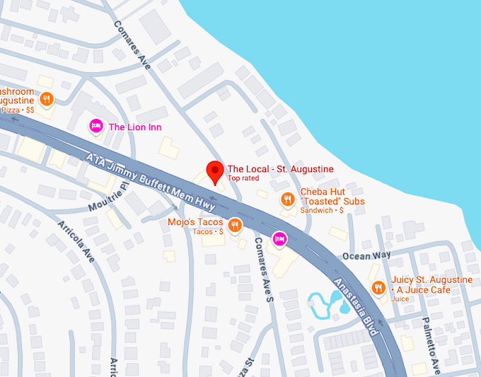 16. The Local - St. Augustine map