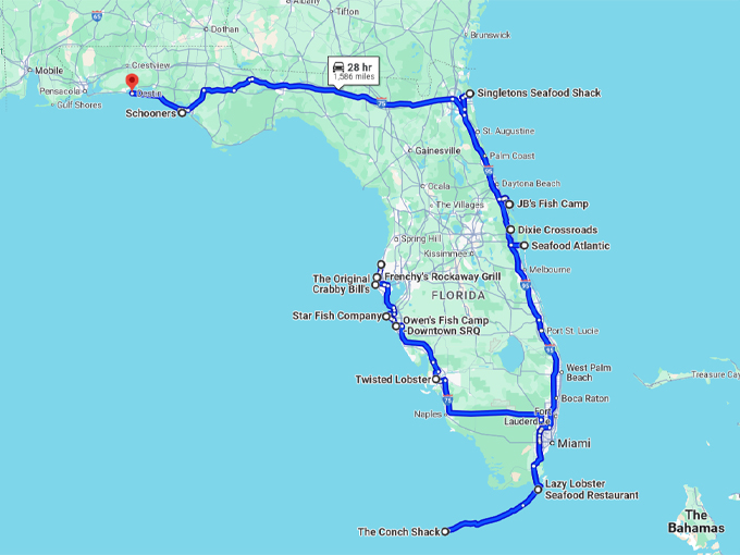 seafood-hidden-gems-florida map