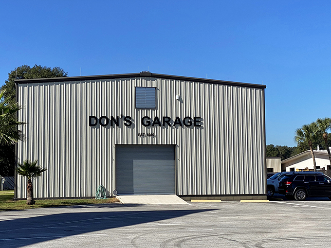 This unassuming exterior hides a treasure trove of automotive history that'll rev up your enthusiasm faster than a nitro-fueled dragster.