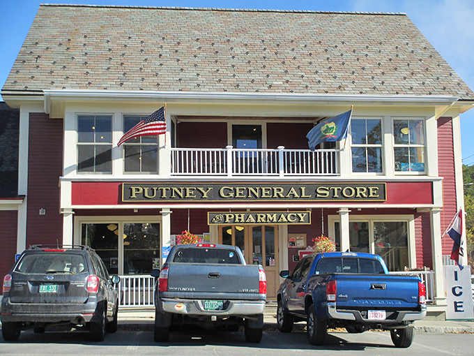 Step into a time machine disguised as a general store! This charming red facade has been welcoming hungry travelers and locals alike since 1796.