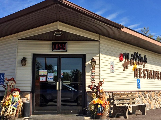 Welcome to carb heaven! The Hilltop Restaurant's unassuming exterior hides a world of culinary delights that'll make your taste buds do a happy dance.