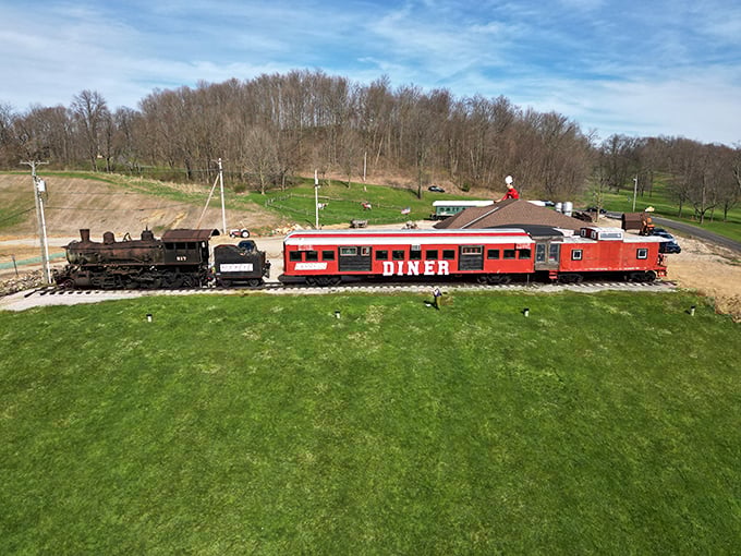 All aboard the flavor express! This isn't your average roadside diner &ndash; it's a full-blown locomotive adventure that'll have you saying, "I think I can&hellip; eat another bite!"