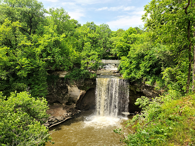 Nature's own IMAX! This cascading wonder puts on a show that'll make you forget about your Netflix queue.