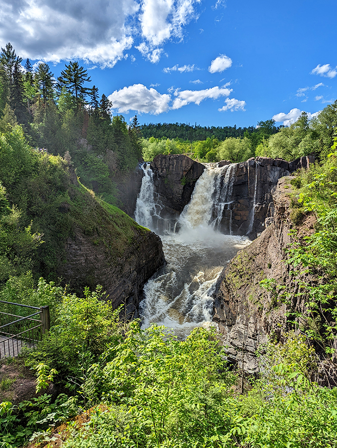 Welcome to the edge of Minnesota! Grand Portage State Park greets adventurers with a promise of natural wonders and maybe a moose sighting or two.