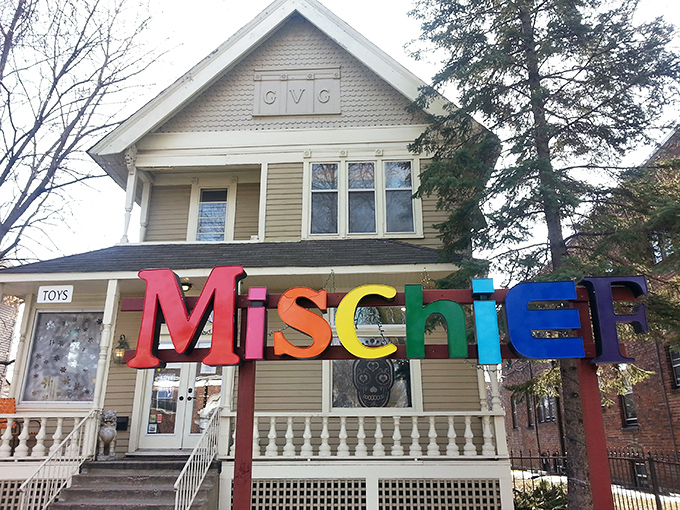 "Mischief managed!" This charming Victorian house isn't hiding Hogwarts, but something equally magical &ndash; a toy store that'll transport you straight back to childhood.