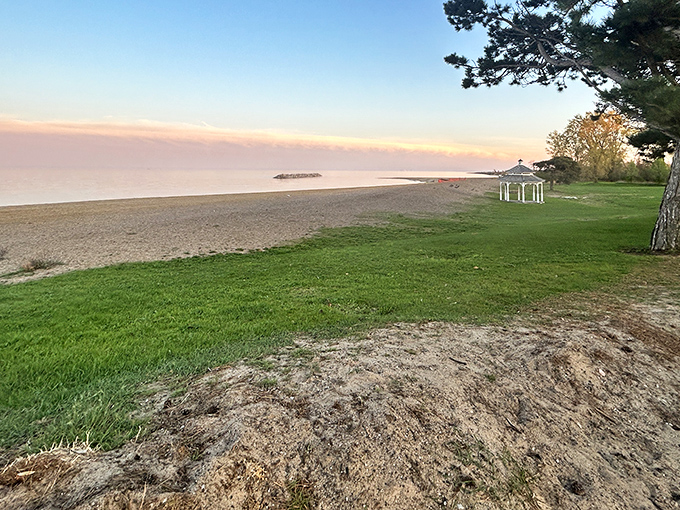 Nature's canvas unfolds: Where the prairie kisses the shore, Illinois Beach State Park offers a slice of coastal paradise in the heartland.