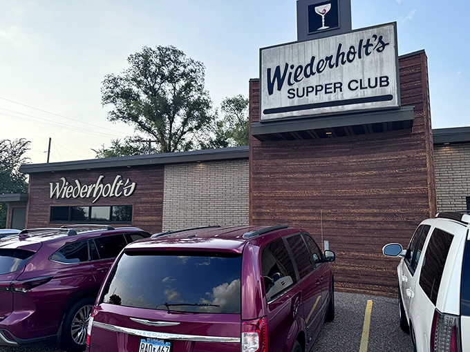 A neon martini glass winks at you from above &ndash; Wiederholt's Supper Club is ready to shake up your evening, one classic cocktail at a time.