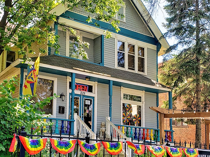 "Mischief managed!" This whimsical storefront looks like it jumped straight out of a storybook, promising adventures for the young and young-at-heart alike.