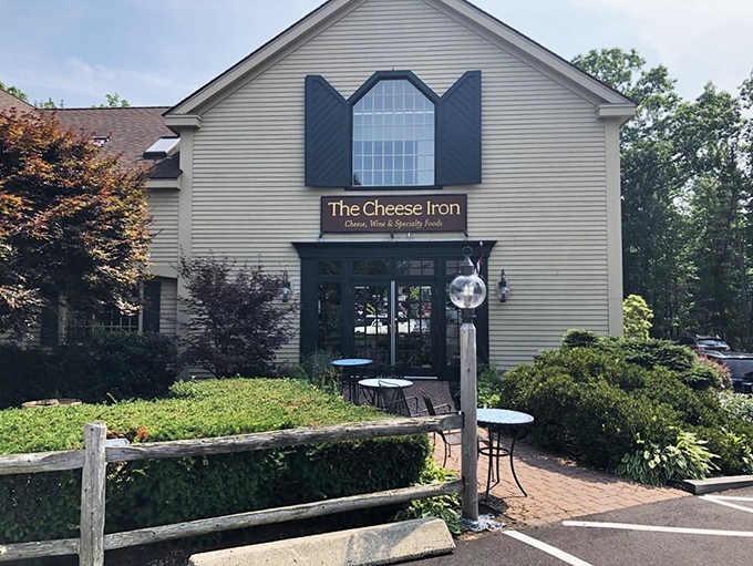 A cheese lover's dream come true! The Cheese Iron's charming exterior promises a world of flavor inside this Scarborough gem.