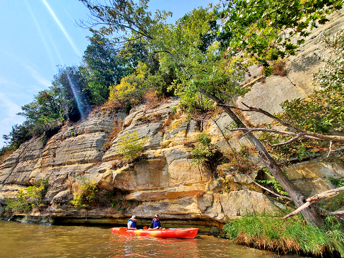 "Nature's awaits! Kayaking through Buffalo Rock State Park offers a view that'll make your Instagram followers green with envy."