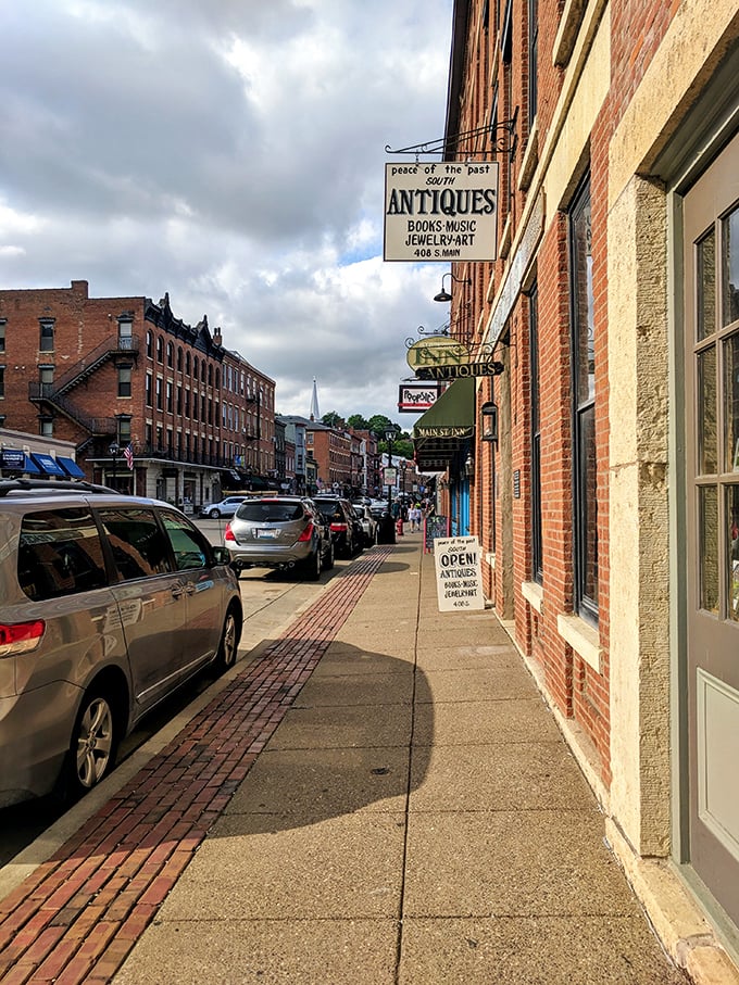 Welcome to Main Street, Galena &ndash; where time travel is just a stroll away! Peace of the Past beckons with its siren song of nostalgia.