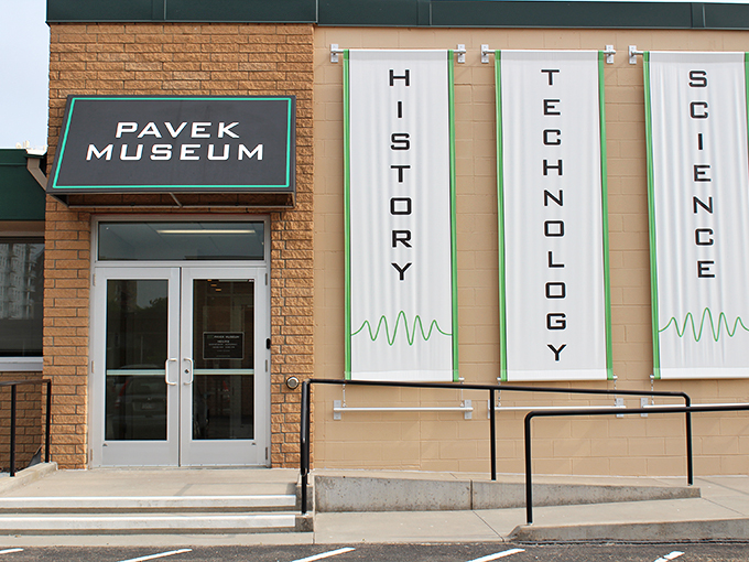 Step into a time warp! The Pavek Museum's unassuming exterior hides a treasure trove of broadcasting history that'll make your inner radio nerd do a happy dance.