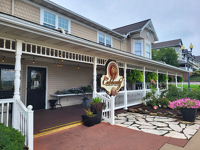 A chocolate lover's dream come true! Coblentz Chocolate Company stands proudly in Walnut Creek, Ohio, like a beacon of sweetness calling to your inner child.