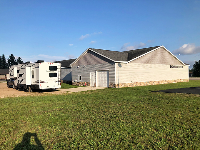 This snowmobile wonderland is like stepping into a Willy Wonka factory for winter enthusiasts.