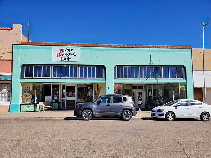 Bisbee Breakfast Club: A turquoise gem serving up morning delights in the heart of small-town Arizona.
