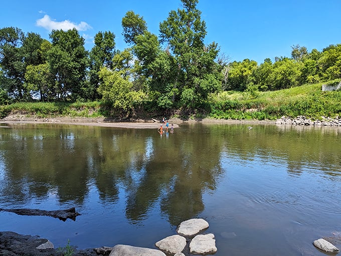 Welcome to Kilen Woods, where nature rolls out the red carpet! This charming entrance building is like Minnesota's version of a cozy bed and breakfast for outdoor enthusiasts.