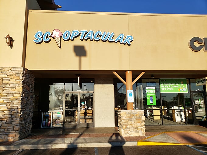 Scooptacular: Where ice cream dreams come true in the heart of the Arizona desert.