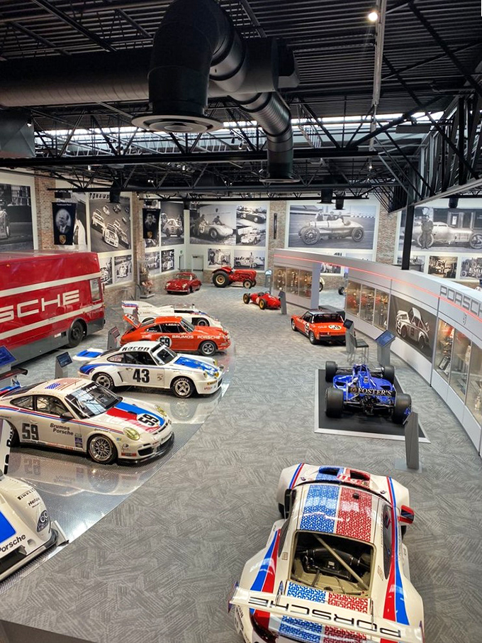 Welcome to car heaven! The Brumos Collection is where automotive dreams come true, and history purrs like a well-tuned engine.