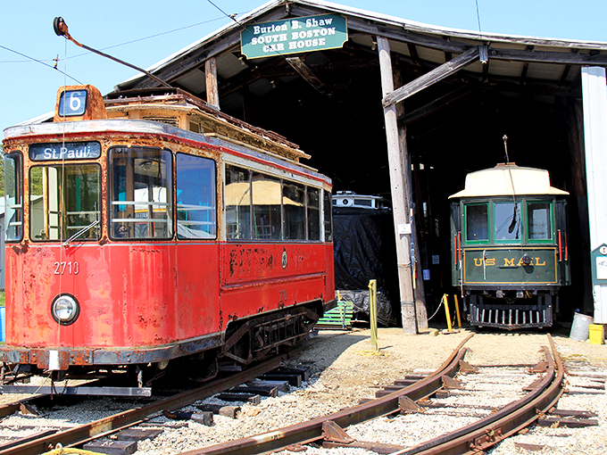 All aboard the nostalgia express! These vibrant trolleys aren't just relics; they're time machines on wheels, ready to whisk you away to a bygone era of urban charm.