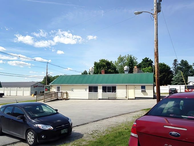 A hidden gem in plain sight! This unassuming exterior houses a treasure trove of comfort food that'll make your taste buds dance with joy.