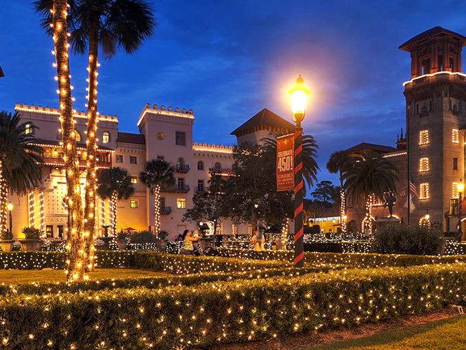 Dazzling doesn't begin to describe it! St. Augustine's historic buildings transform into a luminous wonderland, making even the Griswolds' Christmas display look understated.