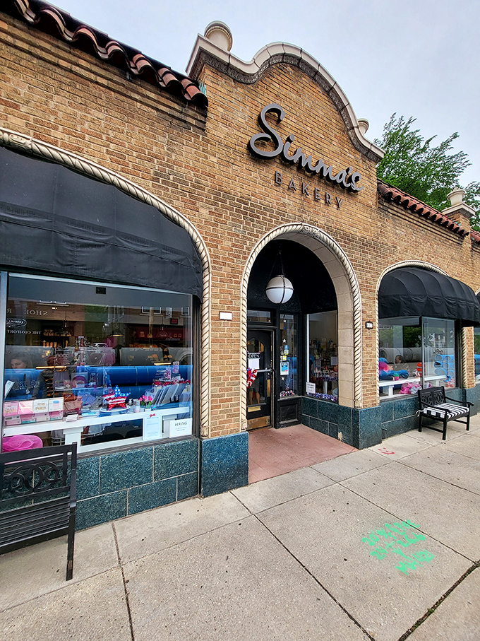 Brick and mortar never looked so sweet! Simma's Bakery's charming facade is like a siren call to sugar lovers everywhere.