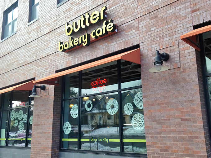 Welcome to butter paradise! This cozy brick facade houses a world of deliciousness that'll make your taste buds do a happy dance.