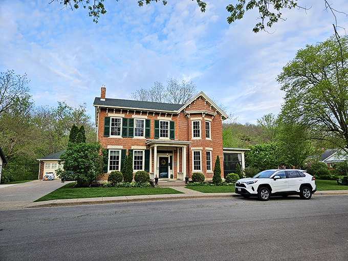 A brick beauty that's more inviting than your grandmother's freshly baked cookies. This charming B&B beckons with the promise of cozy comfort and small-town charm.