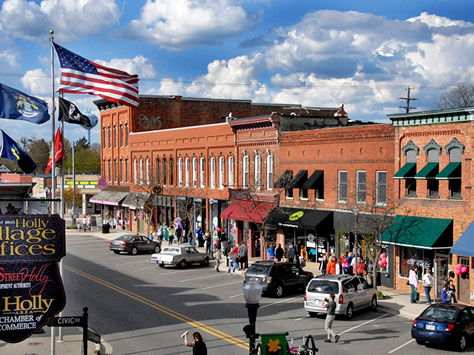 Main Street magic! Holly's downtown could give Disneyland's a run for its money &ndash; minus the mouse ears and exorbitant prices.