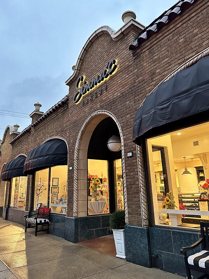 Brick and mortar never looked so sweet! Simma's Bakery's charming facade is like a siren call to sugar lovers everywhere.