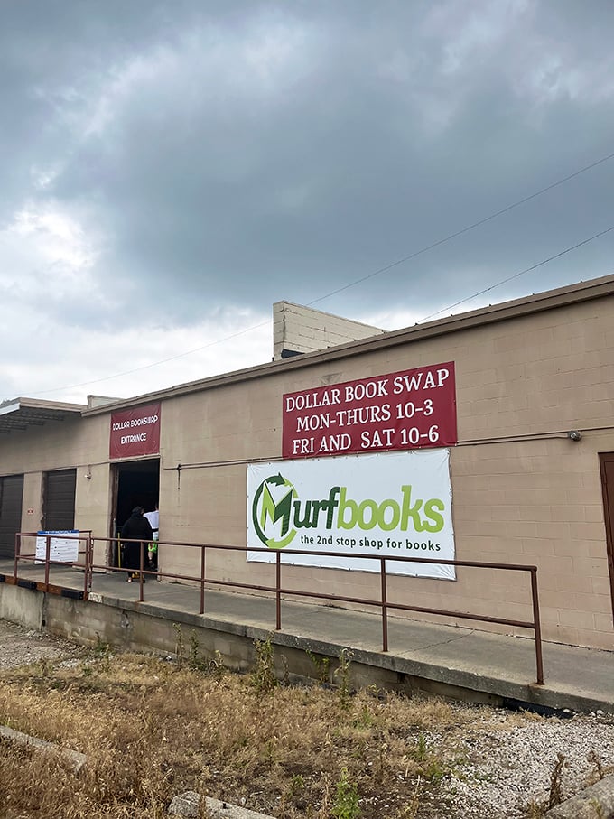 Welcome to the literary Narnia of Dayton! This unassuming exterior hides a world of wordy wonders waiting to be discovered.