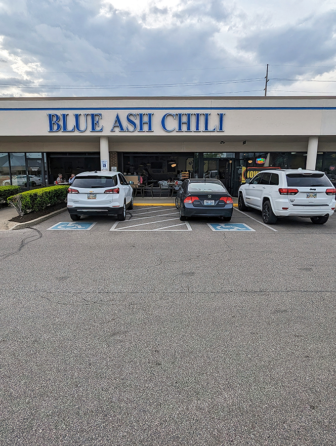 Welcome to chili paradise! Blue Ash Chili's unassuming exterior hides a world of flavor waiting to be discovered. It's like finding a gourmet gem in your own backyard.