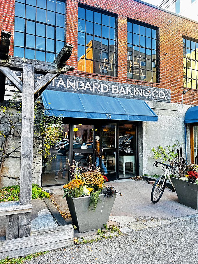 Brick and mortar never looked so delicious! Standard Baking Co.'s charming exterior promises a world of carb-laden wonders within.