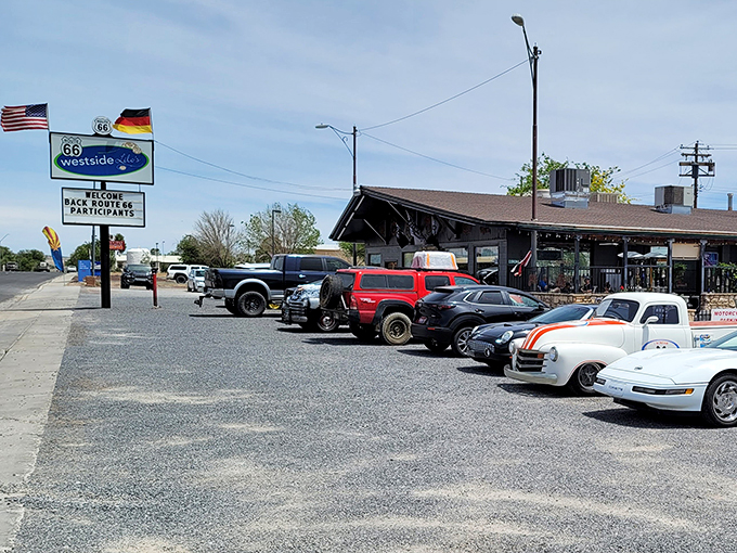 Route 66 nostalgia meets modern-day charm at Westside Lilo's. This isn't just a pit stop; it's a time machine with a side of comfort food.