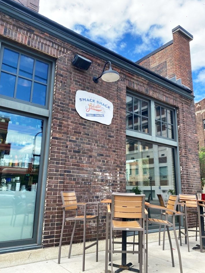 A beacon of seafood salvation! This neon "Lobster" sign is like a lighthouse guiding hungry souls to their delicious destiny.