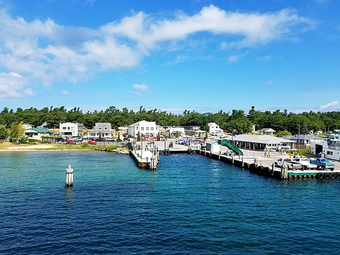 Welcome to Beaver Island, where the water's so blue, you'll think you've stumbled into a Caribbean screensaver!