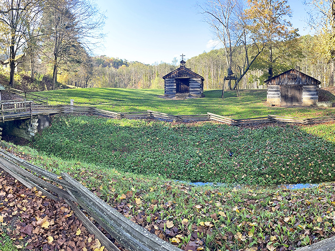 Step into a time machine, Ohio-style! This Pioneer Village at Beaver Creek State Park is where "Little House on the Prairie" meets weekend getaway.