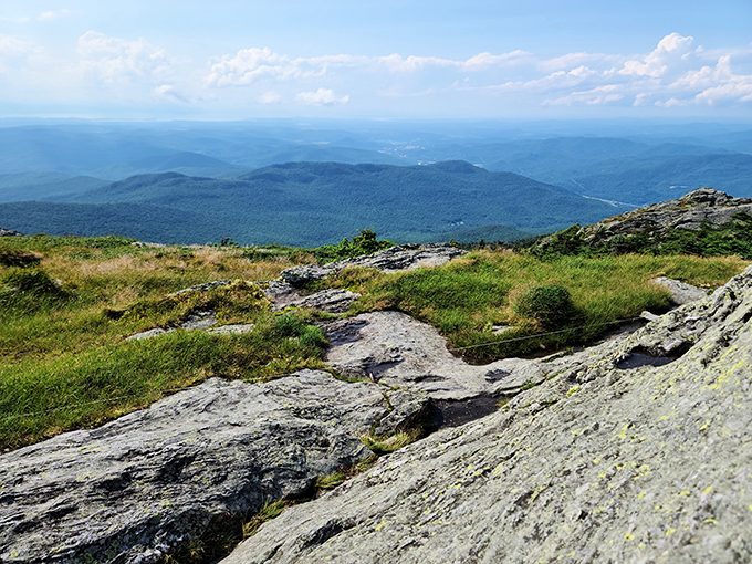 Nature's IMAX: Camel's Hump's summit view is so breathtaking, you'll wonder if Mother Nature hired a Hollywood set designer. Green mountains roll into the horizon like waves in an emerald sea.