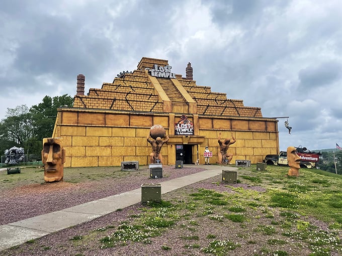 Ancient mysteries meet Midwest charm: The Lost Temple adventure awaits in Wisconsin Dells.