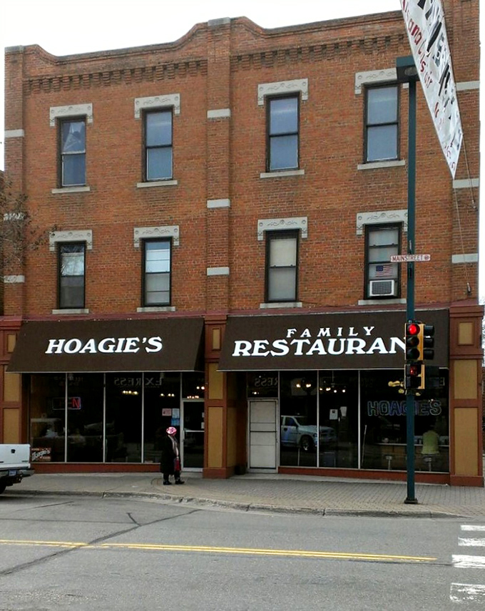 Brick and mortar never looked so appetizing! Hoagie's Family Restaurant stands proud, a beacon of breakfast hope in Hopkins.