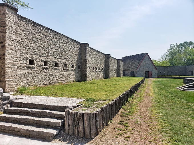 Fortress of flavor! Fort de Chartres stands tall, a limestone testament to French colonial ambition and modern-day historical appetites.